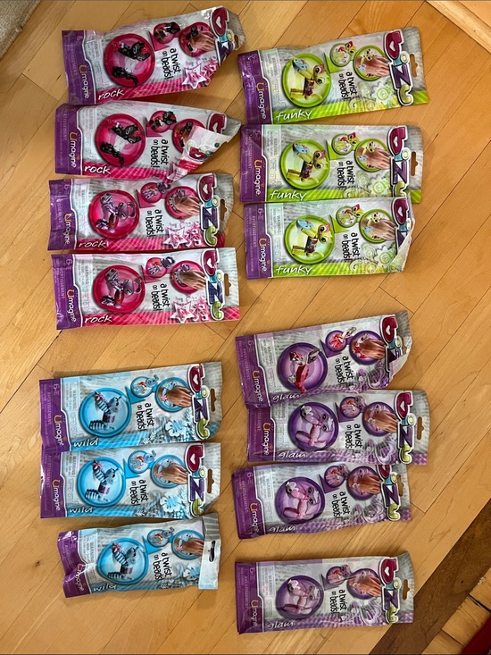Spin Master | Toys | New Bulk Lot 5 Bizu Umagine A Twist On Beads Pack ...
